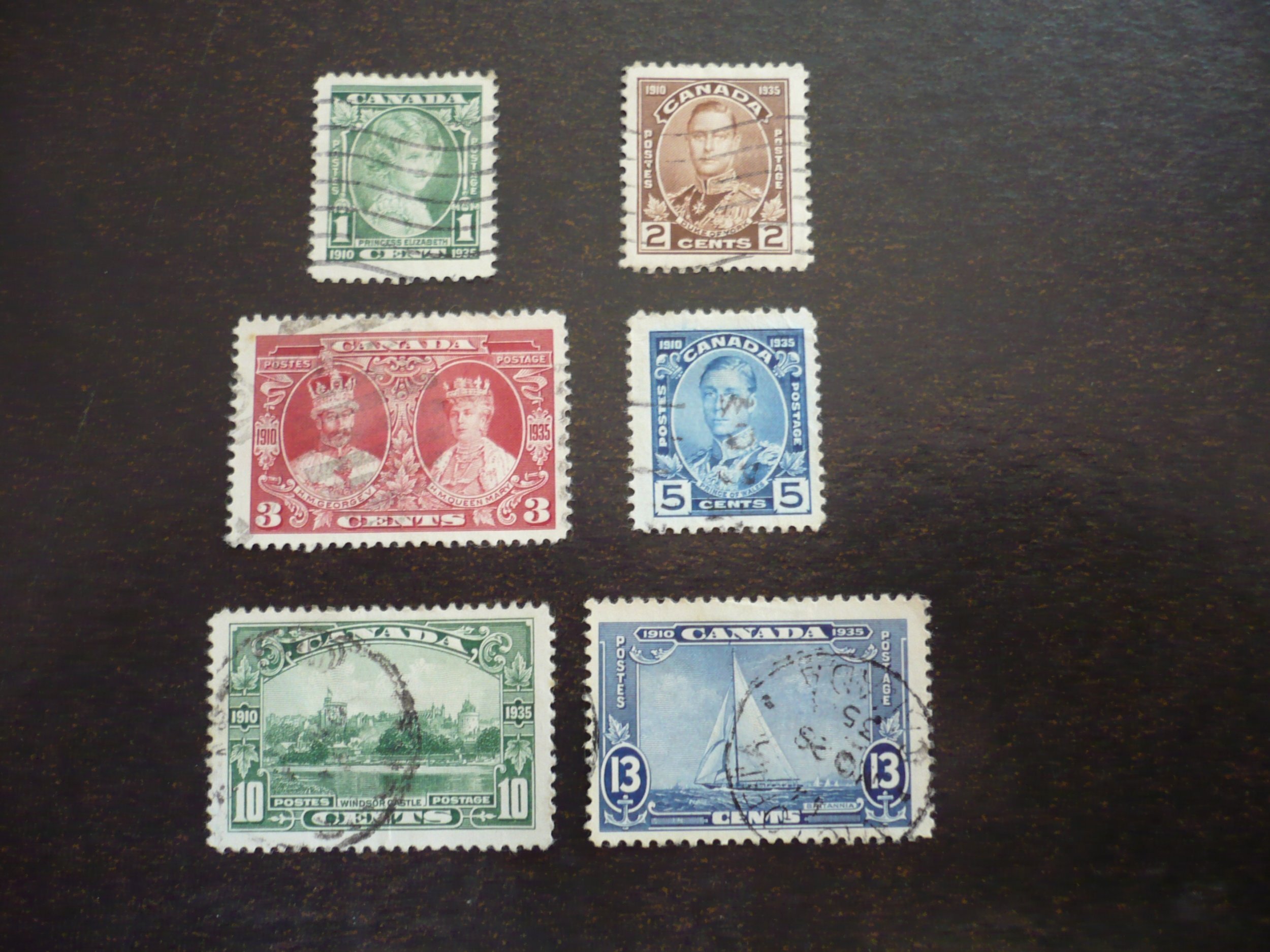 Stamps - Canada - Scott# 211-216 - Used Set of 6 Stamps | Canada ...