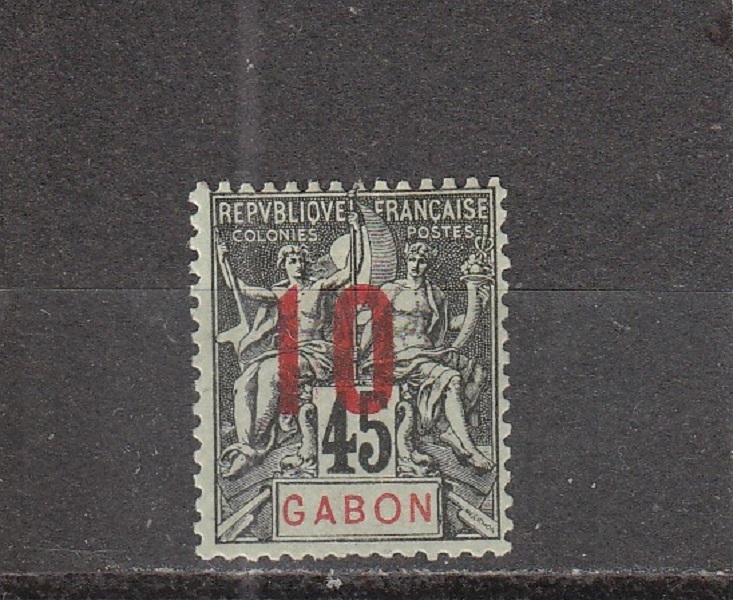 Gabon Scott# 79 MH (1912 Surcharged) | Africa - Gabon, General Issue ...