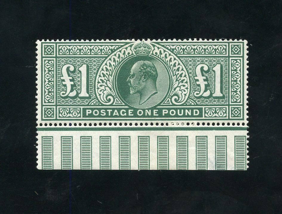 Great Britain Edward VII DE LA RUE Scott#142 Sg#266 Original GUM Mint ...