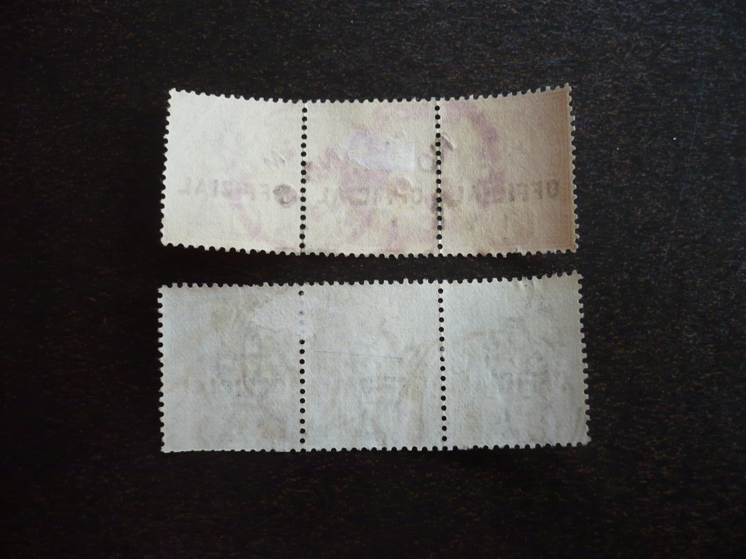 Stamps - Jamaica - Scott# O3-O4 - Used Strips of 3 Stamps | Caribbean ...