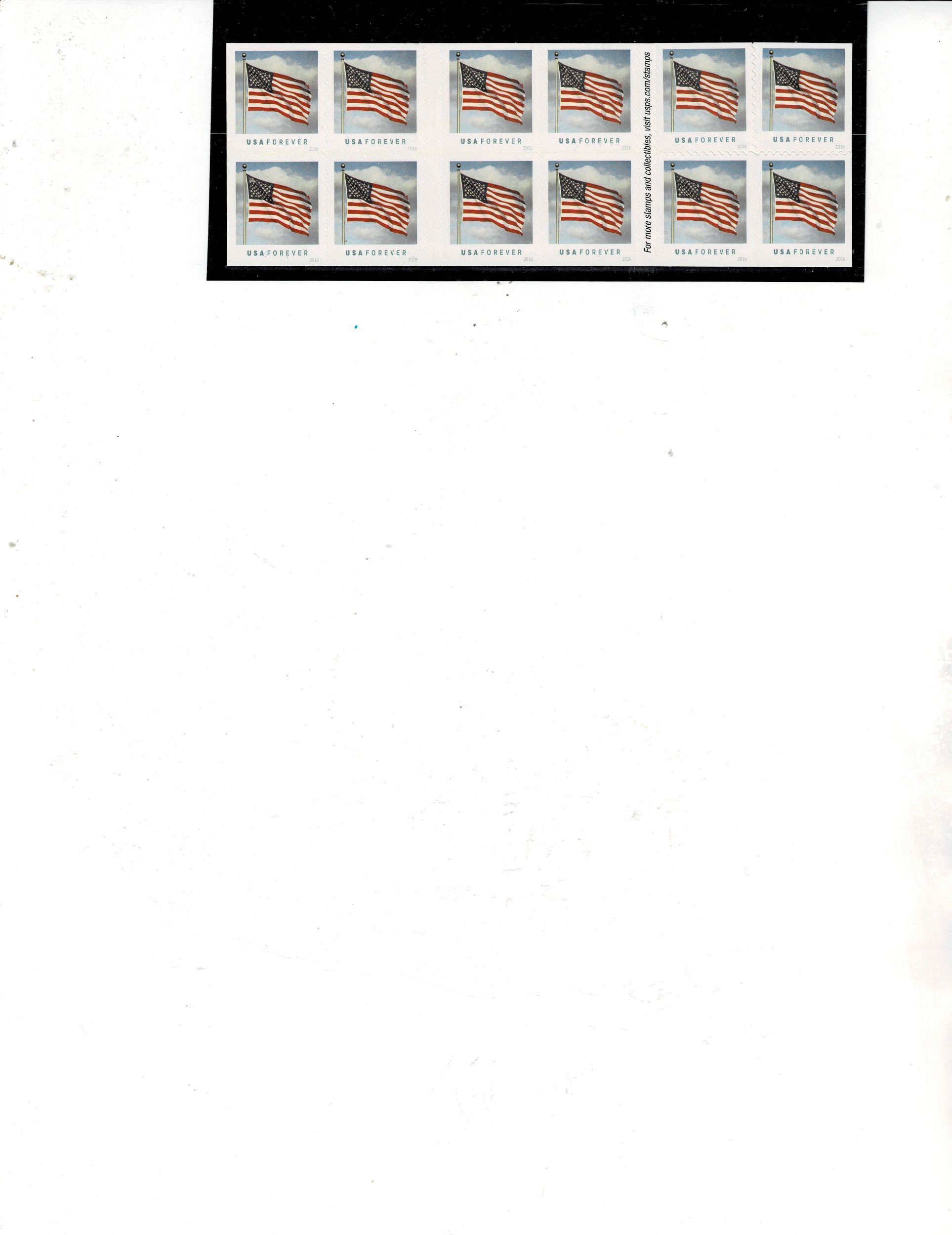 Flag 2016 Forever US Postage Booklet #5055a P1111 VF MNH | United ...