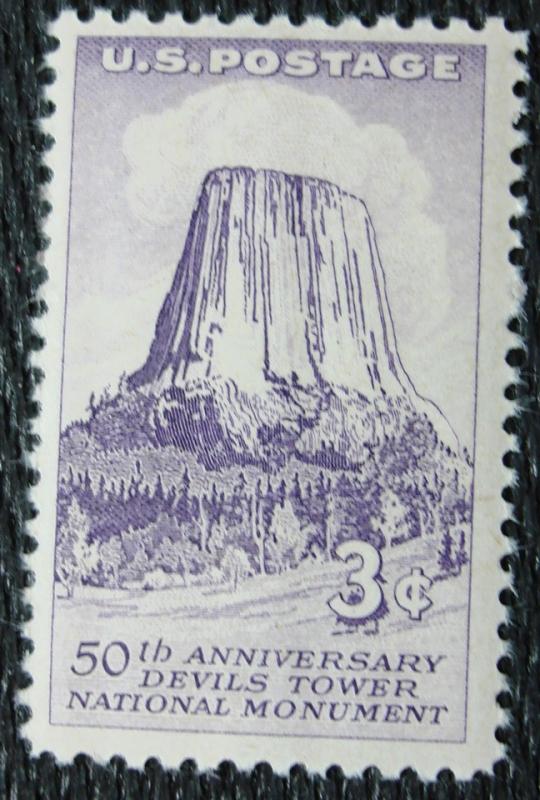 US #1084 MNH Single, Devils Tower, SCV $.20 L4 | United States, General ...