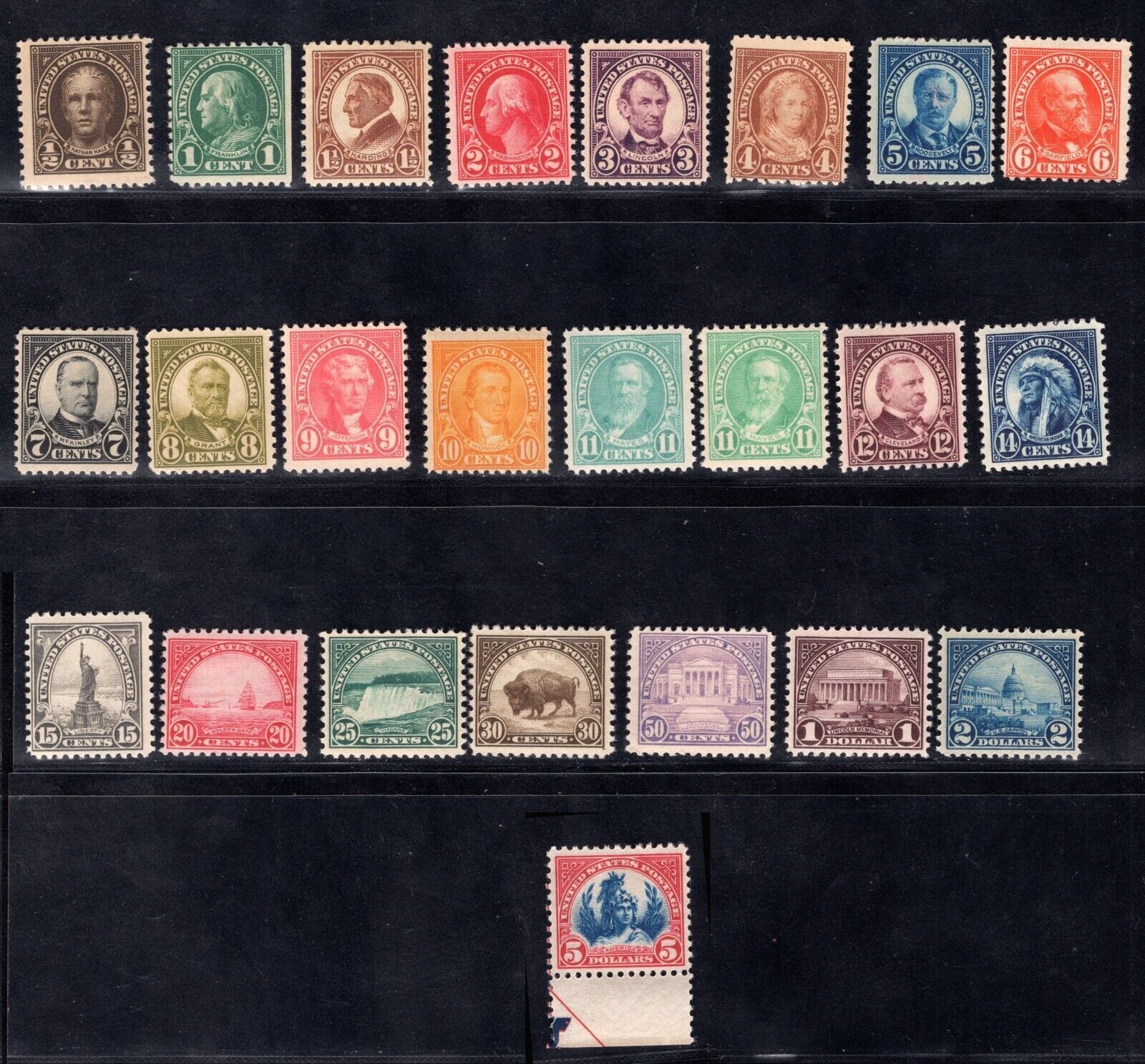 US Stamps #551-573 Complete Mint OG H/5nh(551,554,558-9,562) LOT #84316 ...