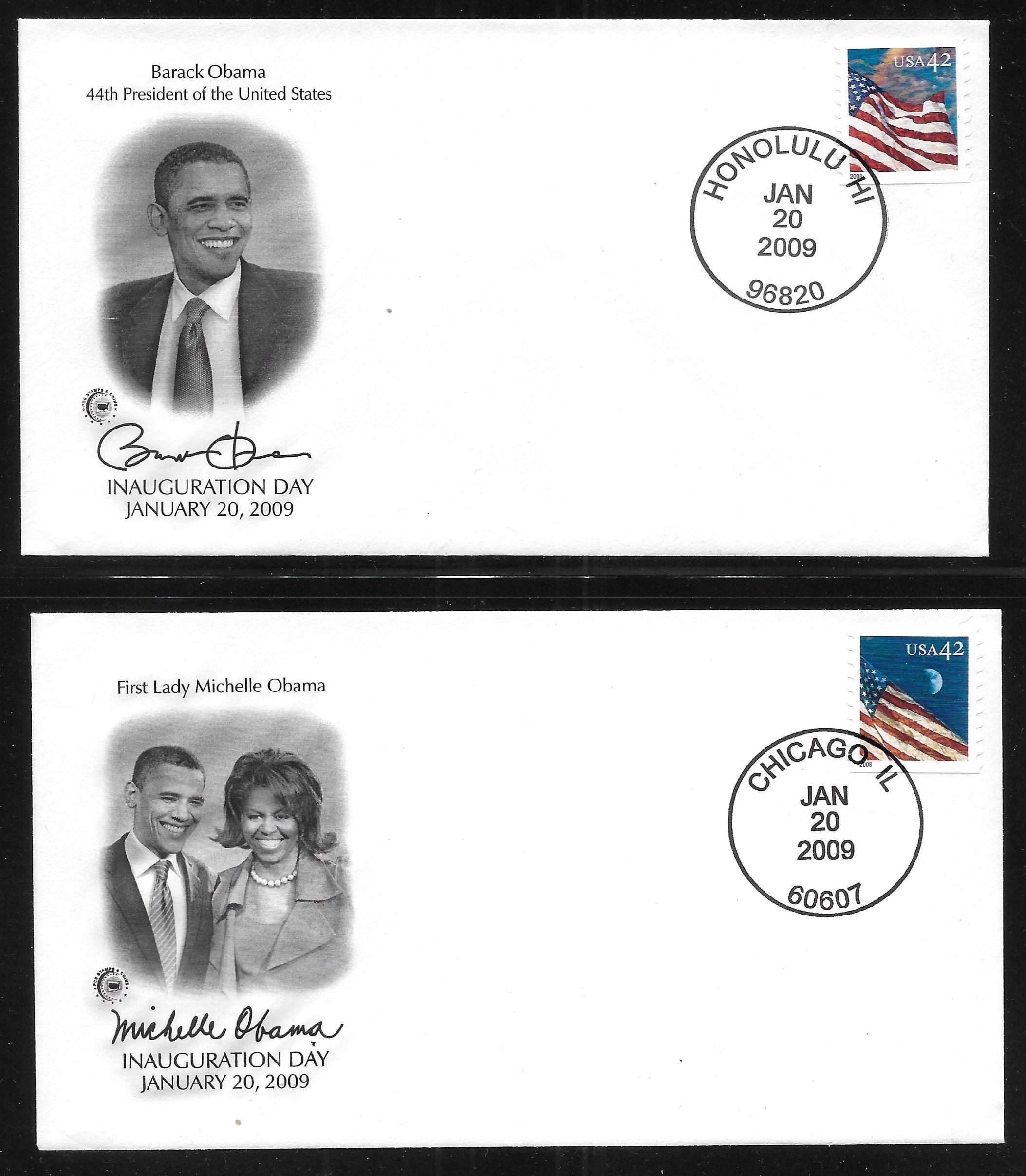 United States Barack Obama 2009 Inauguration Cover Unaddressed (8 ...