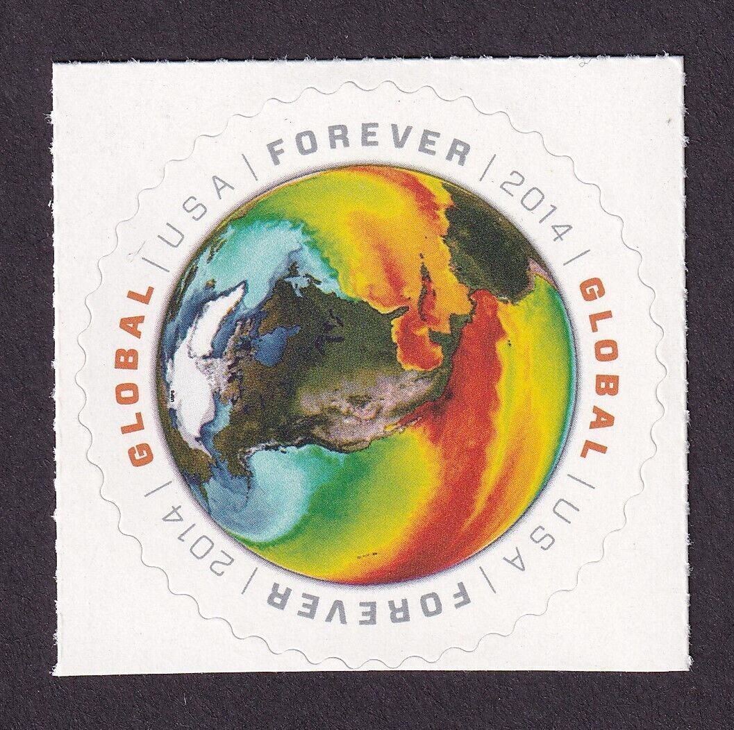 USA Sc#4893 Sea Surface Temperatures Global Forever Stamp MNH | United ...