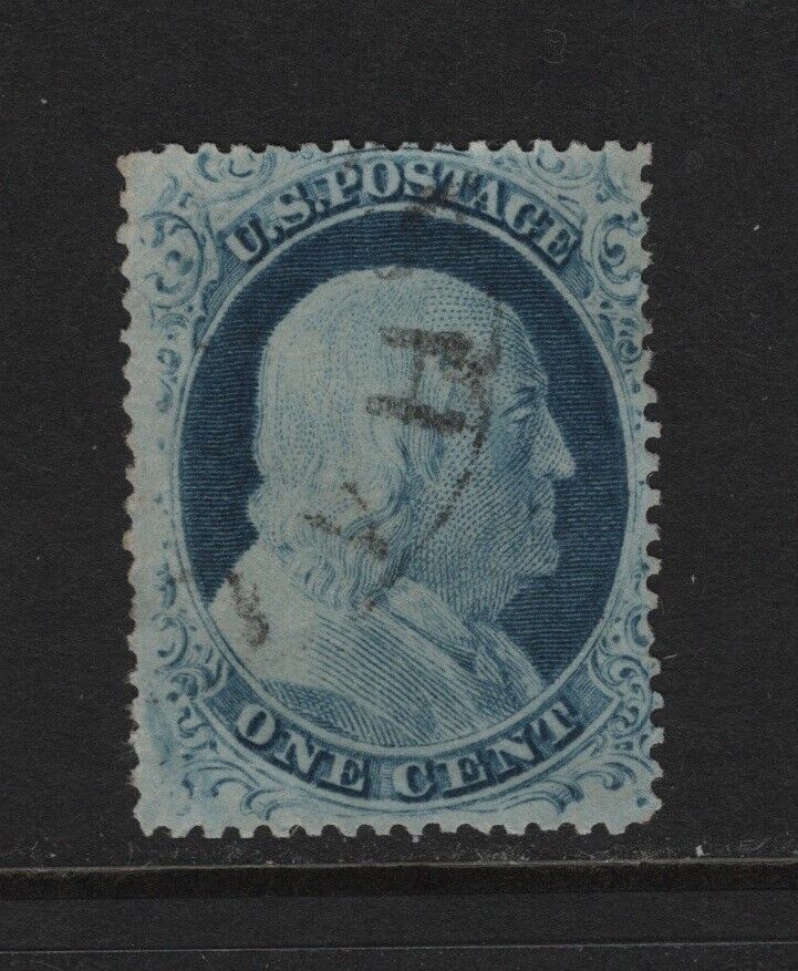 23 VF used neat light cancel with nice color cv $ 750 ! see pic ...