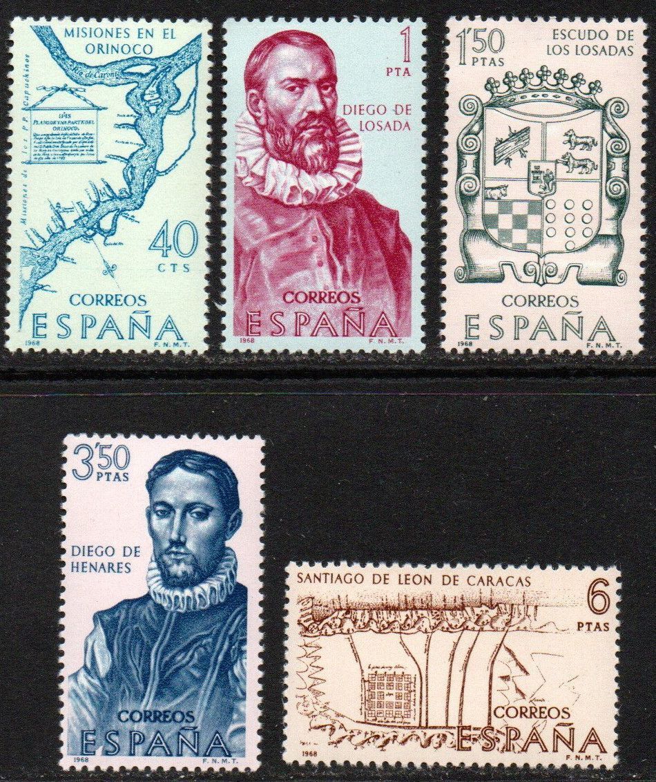 Spain Sc #1547-1551 MNH | Europe - Spain & Colonies, General Issue ...