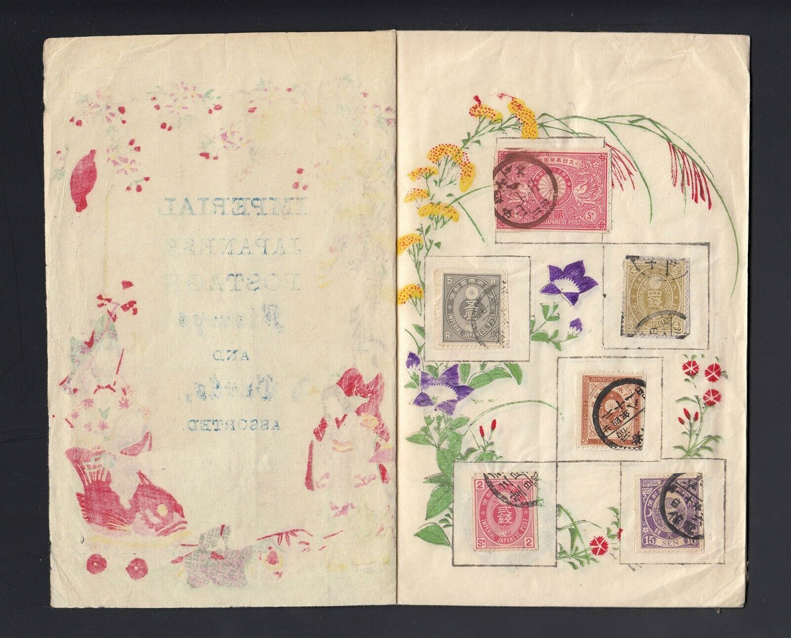 JAPAN: Imperial JAPANESE Postage Stamps & Cards Booklet | Asia - Japan ...
