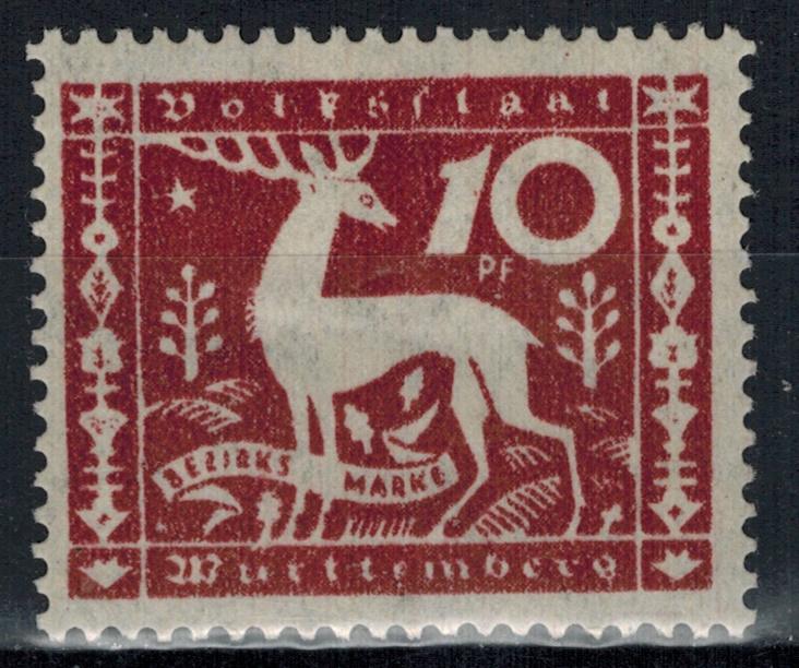 Wurttemberg - Scott O53 MH (SP) | Europe - Germany & Colonies - German ...