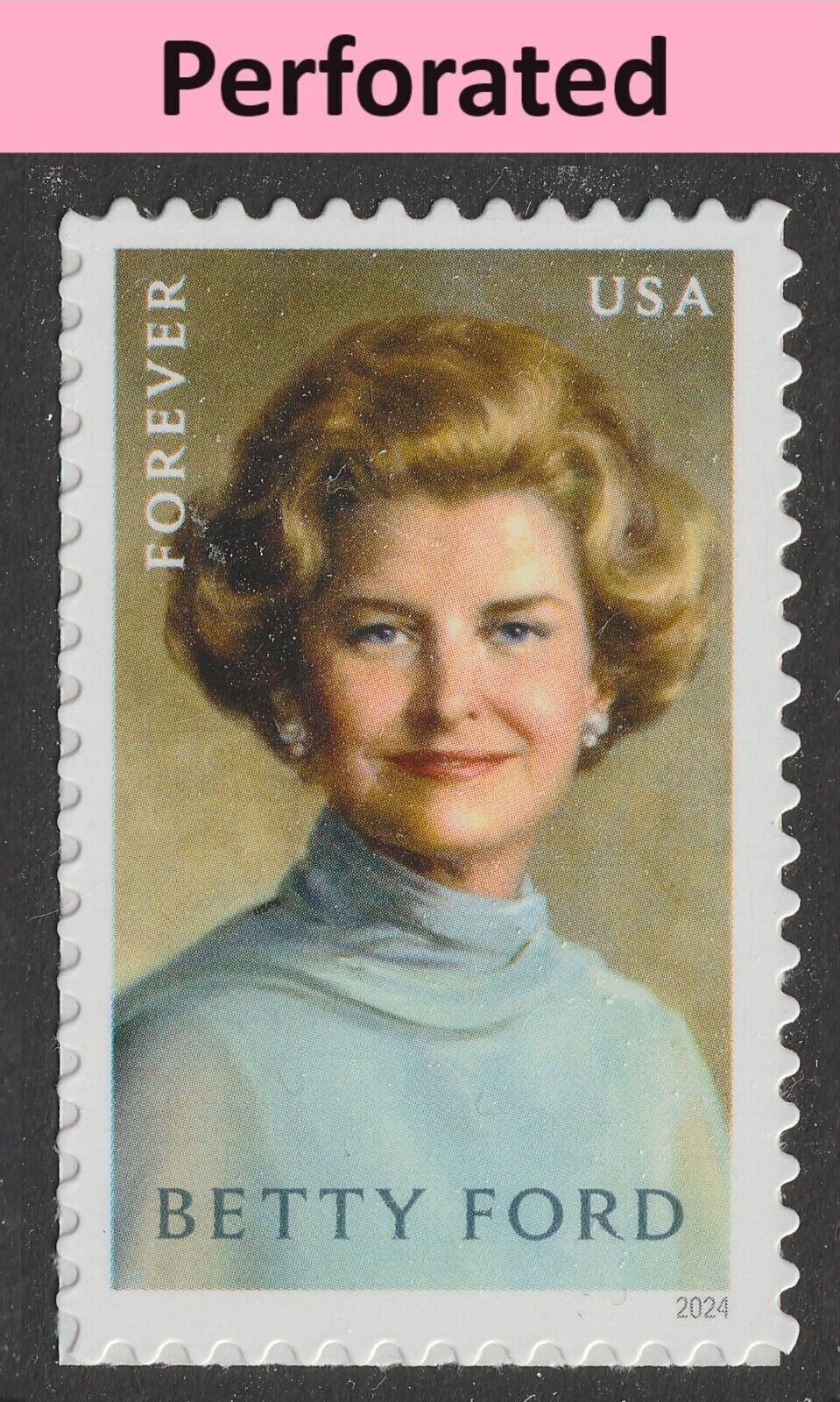 US 5852 5852a Betty Ford F imperf NDC set 2 MNH 2024 | United States ...