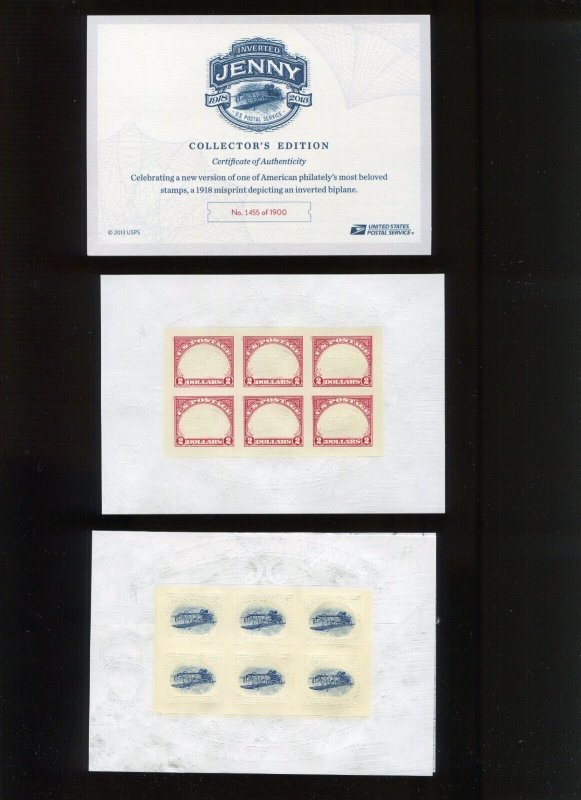 2013 Inverted Jenny Limited Edition Boxed Souvenir Kit (Scott 4806 var ...