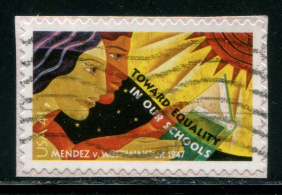 4201 US 41c Equality in Our Schools SA, used on paper | United States ...