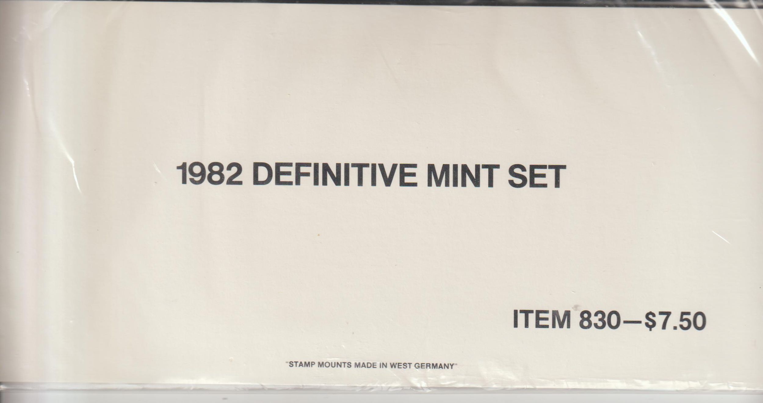 United States SC 1982 Definitive Year Set Stamps. Mint Never Hinged ...