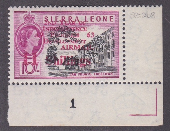 Sierra Leone # C6, Independence Overprint, Mint Hinged, 1/3 Cat ...
