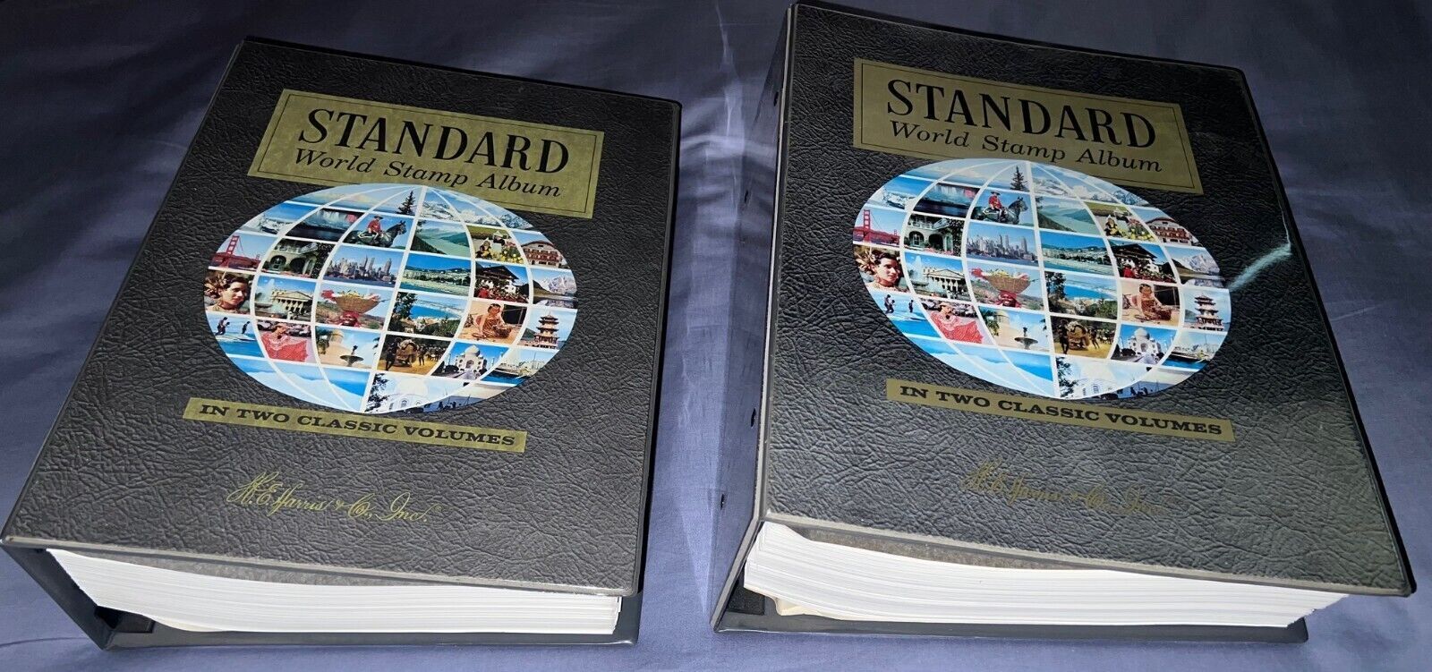Harris STANDARD World Stamp Album in Classic 2-Volumes + 1983 & 1984 ...