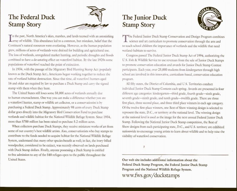 Junior Duck (Arkansas) JDS15 Stamp & Federal Duck Certificate Of ...