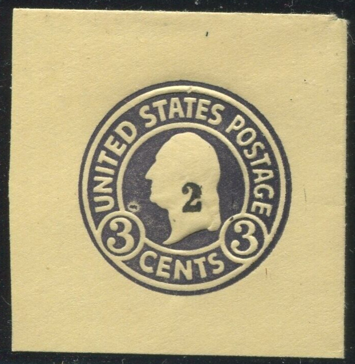 U478 Surcharged Full Corner Cut Square with APEX Cert BZ1492 | United ...