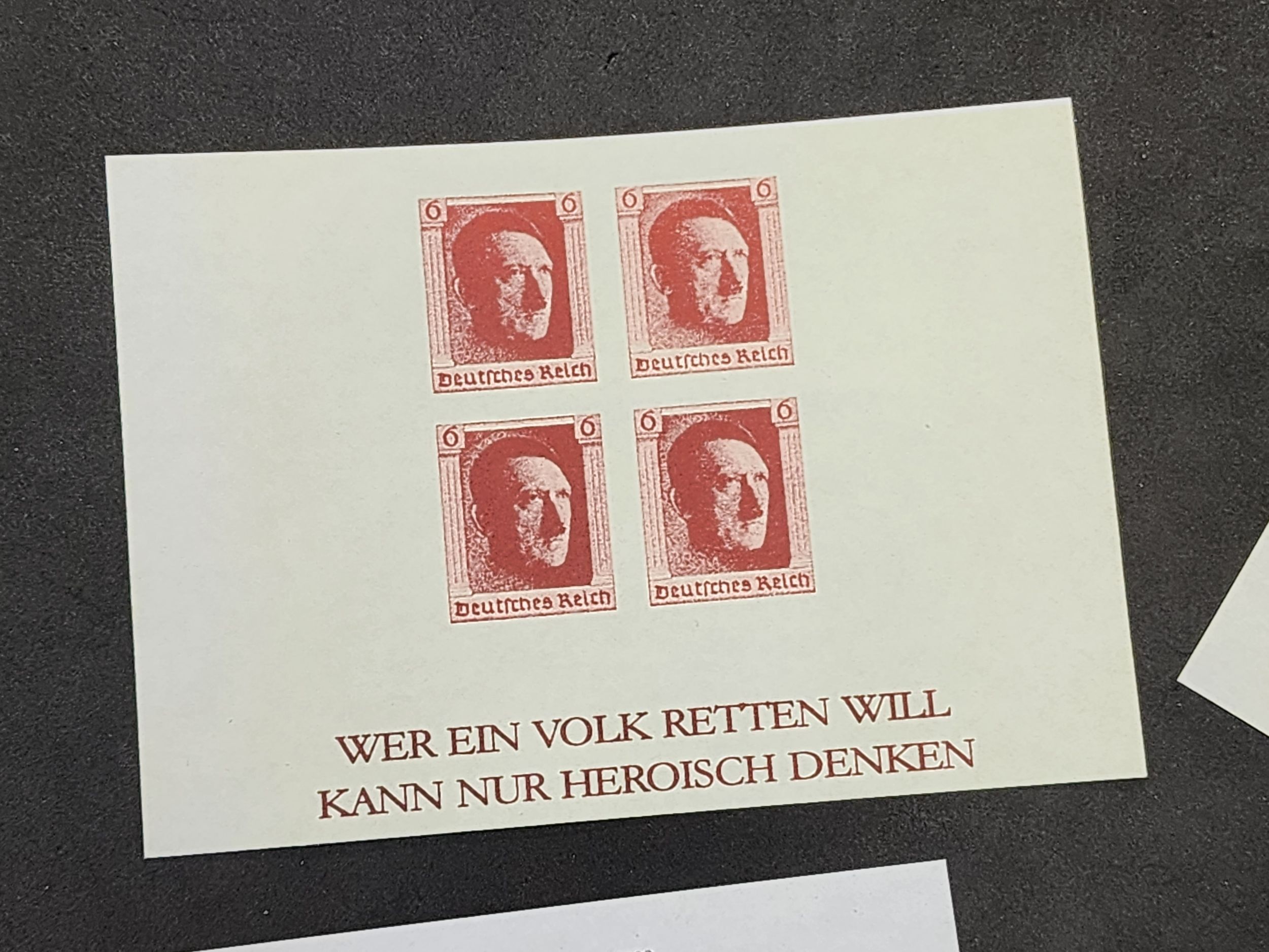 Nazi Germany Third Reich Adolf Hitler souvenir stamp sheets fantasy w ...