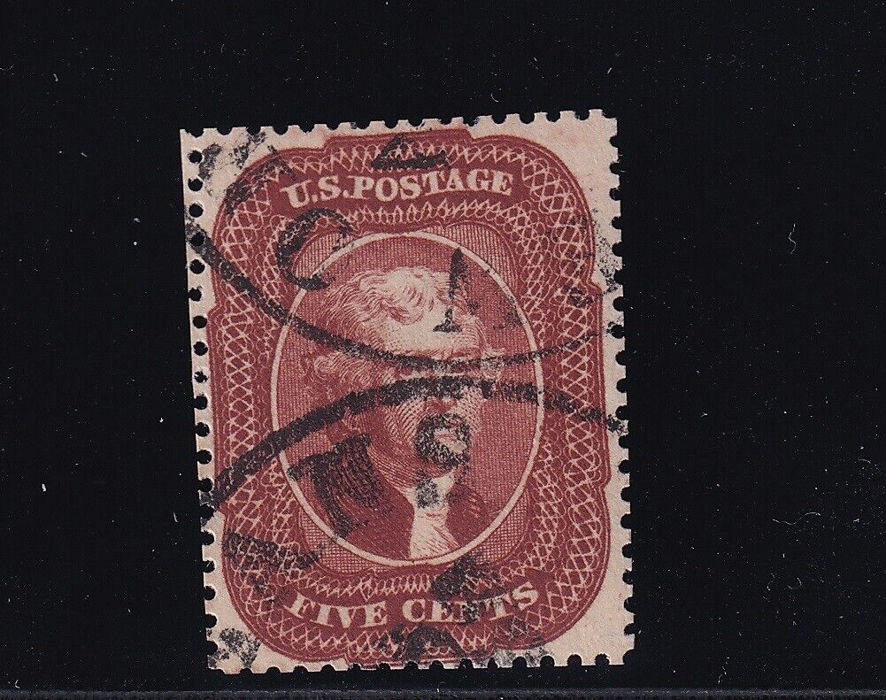 28A VF+ PSE cert graded 80 used neat cancel nice color scv $ 3500 ! see ...