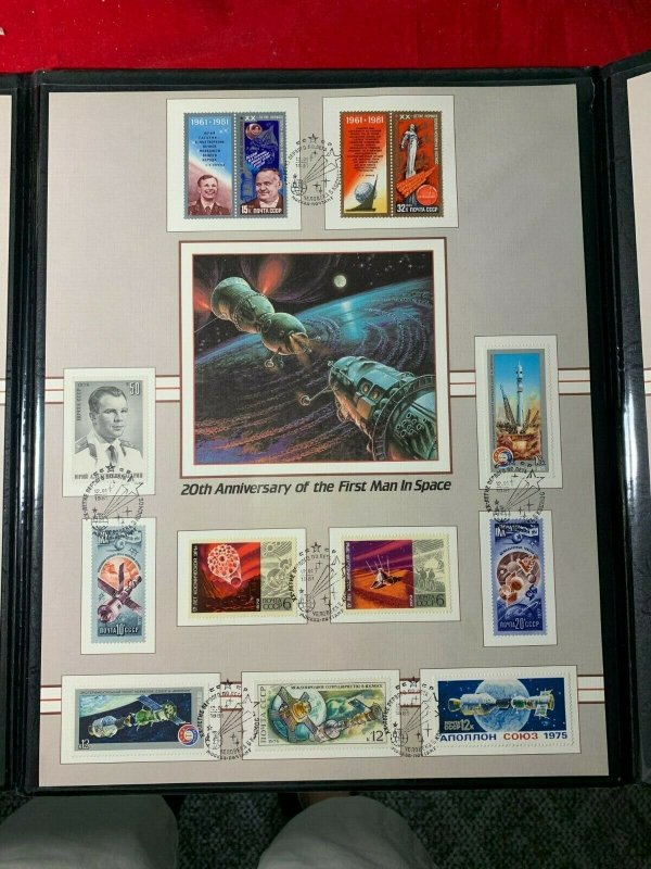 20th Anniversary of First Man In Space Stamps 3-fold - SOVIET/CCCP by ...
