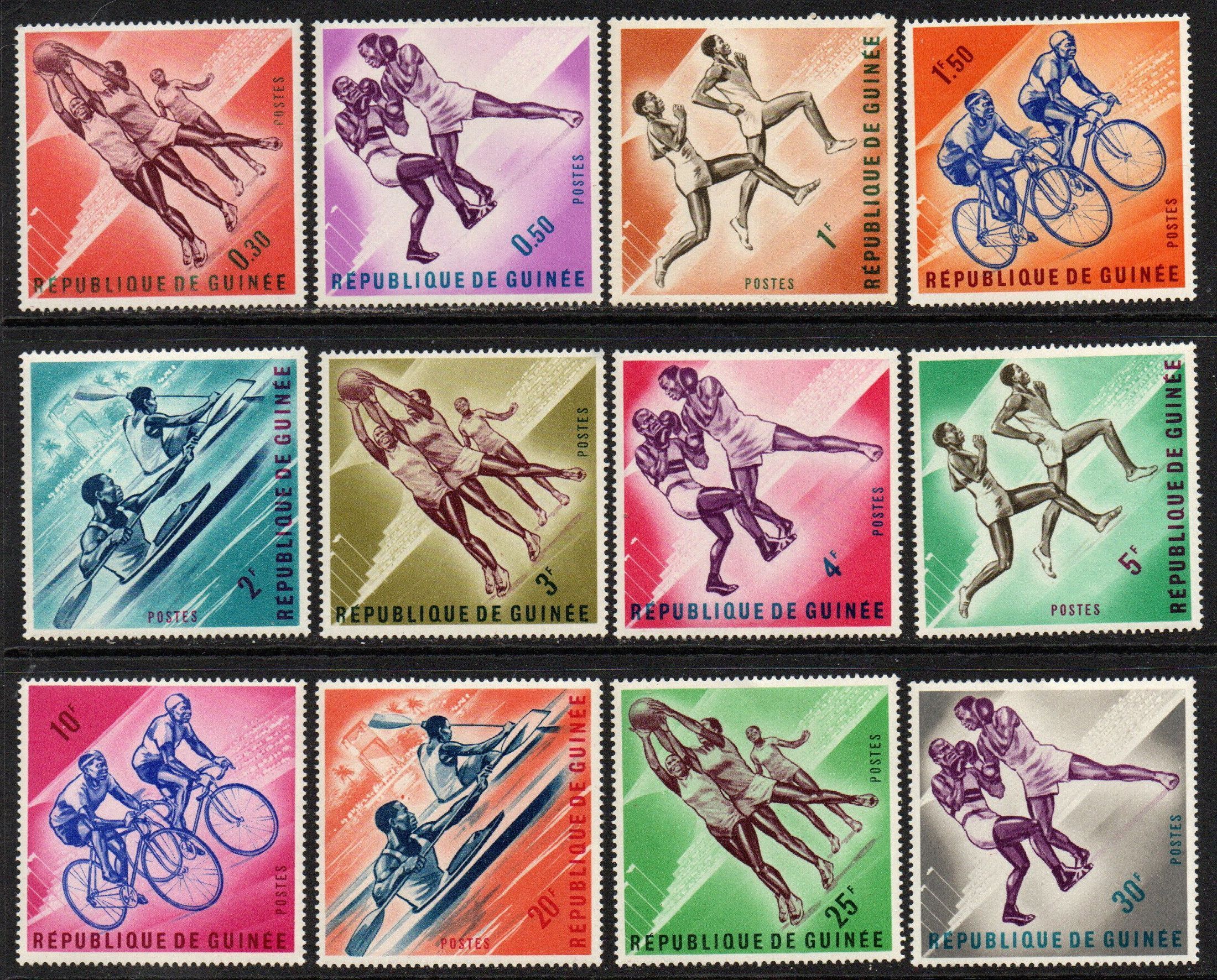 Guinea Sc #279-290 MNH | Africa - Guinea, General Issue Stamp / HipStamp