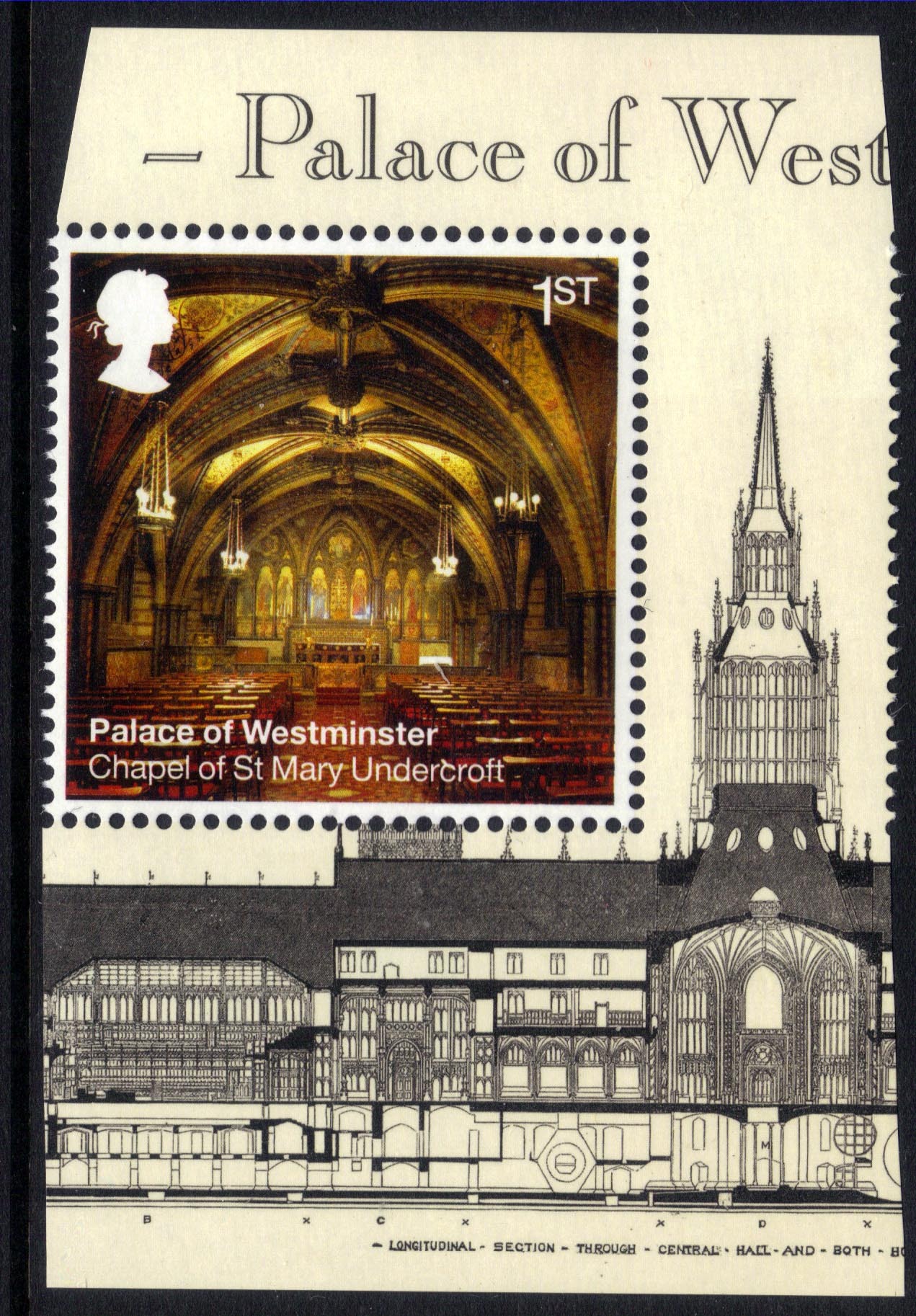 GB 2020 QE2 1st Palace Westminster Chapel St Mary Umm Ex M/S SG 4410 ...