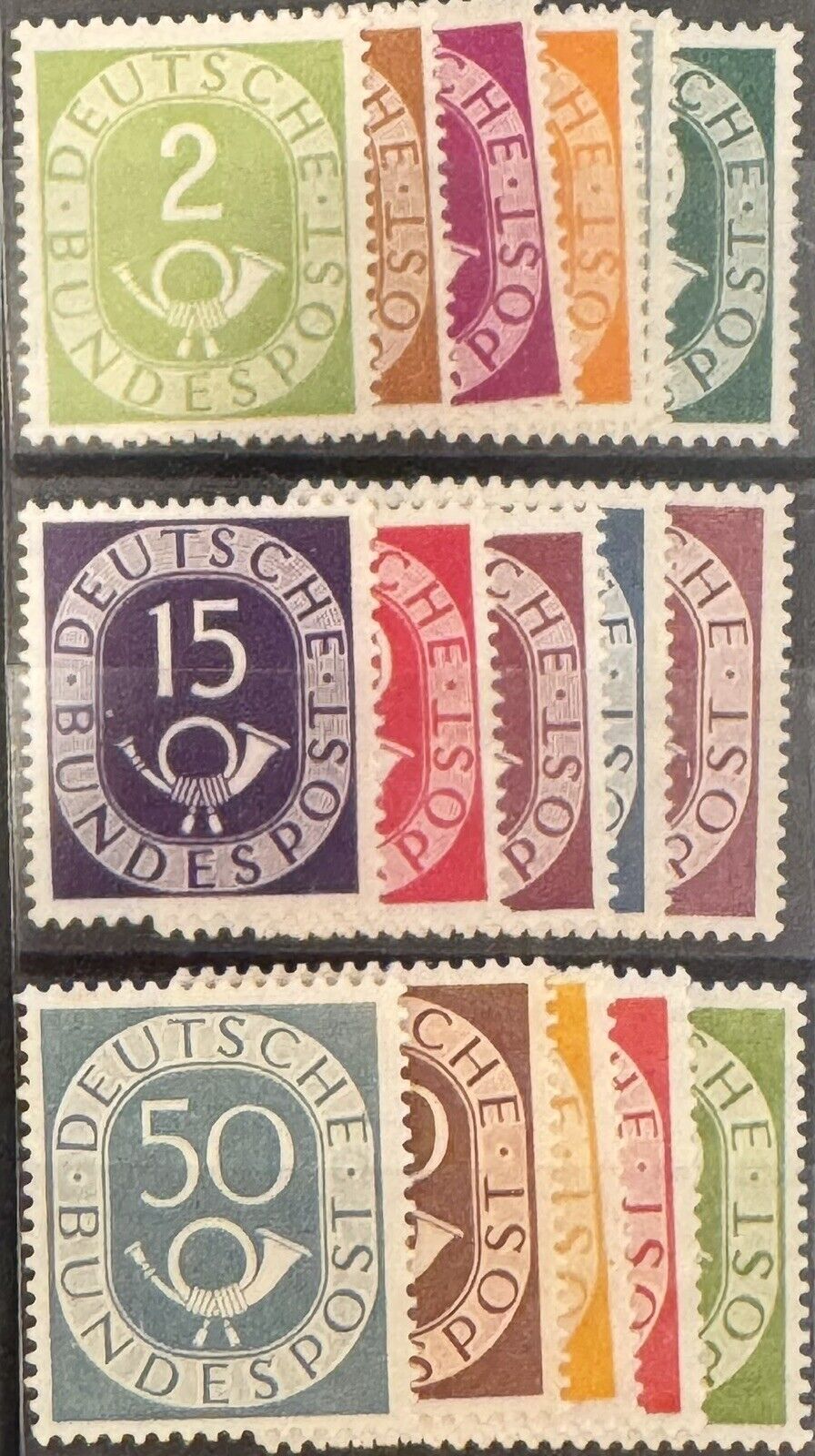 DP Stamps Germany 1951-1952 SC 670-685 MLH VF Complete Set | Europe ...