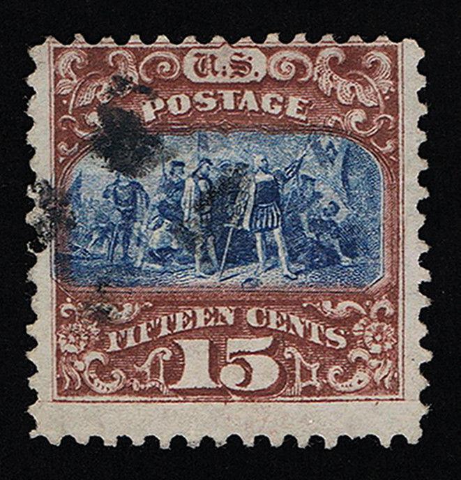 AFFORDABLE GENUINE SCOTT #119 USED 1869 TYPE-II WELL DEFINED G-GRILL ...