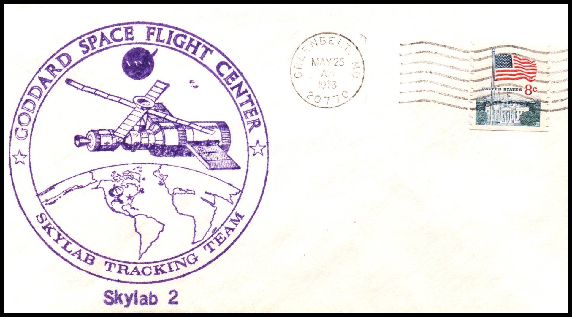 US Skylab II Tracking Goddard Space Center May,1973 Space Cover ...