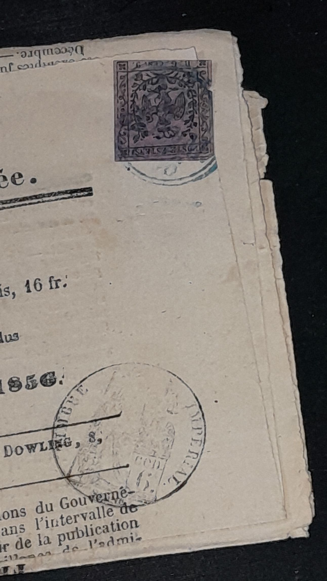 Italy Modena State-1853 Newspaper With Stamp-Extremly Rare | Europe ...