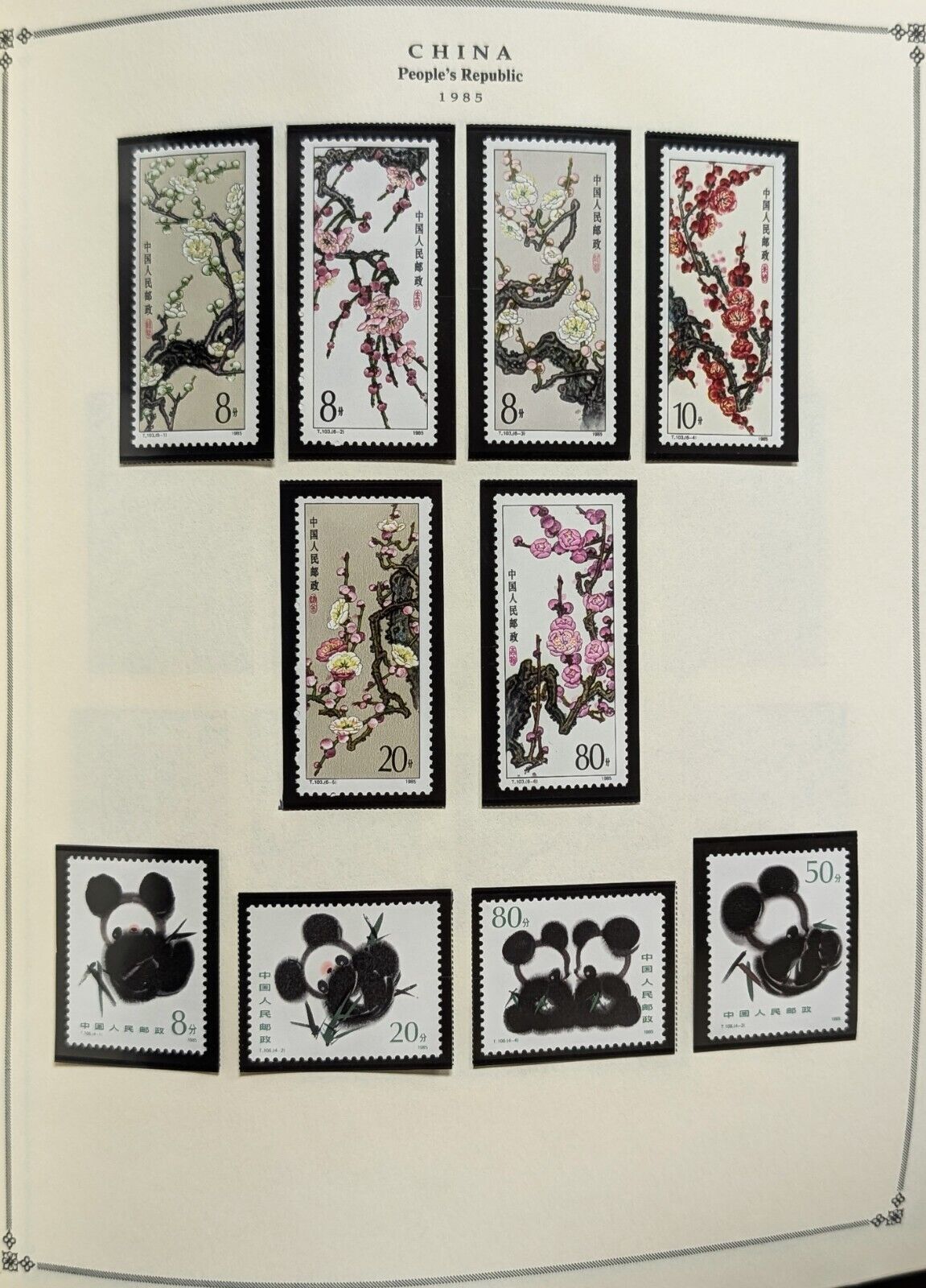 World Stamp Collection in Huge Scott International Album Mostly Mint ...