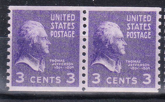 MOstamps - US Scott #842 Mint OG NH Coil Pair - Lot # HS-F424 | United ...