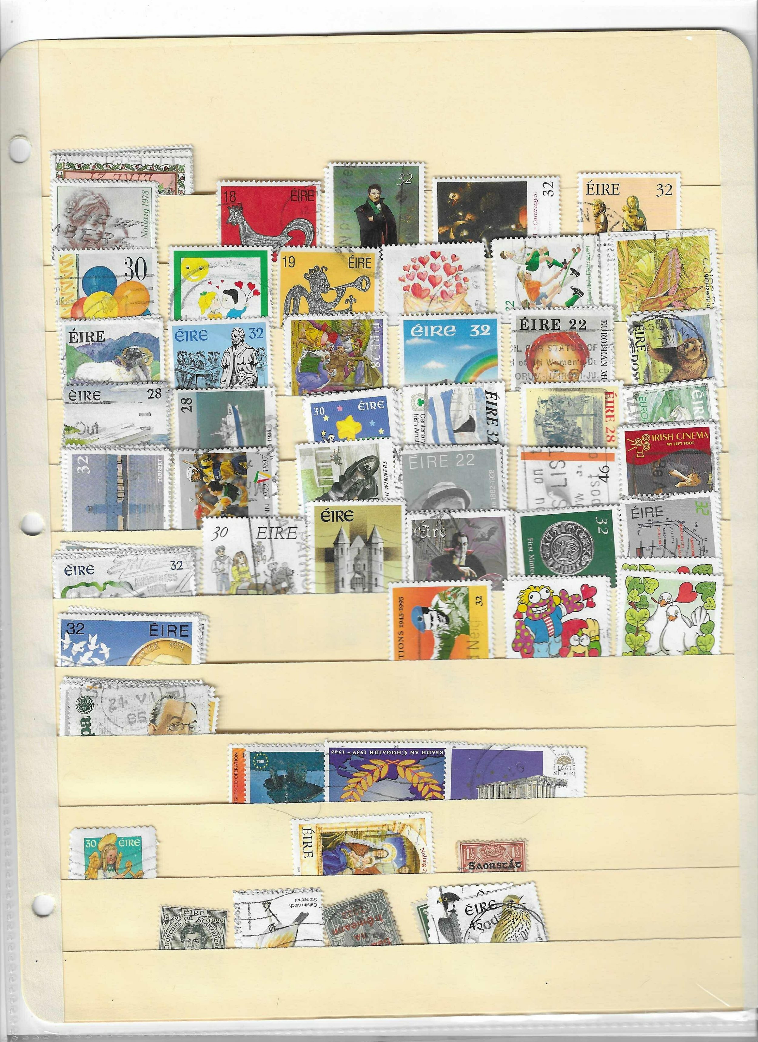 Ireland Collection on Stock Sheets, Mint/Used | Europe - Ireland, Stamp ...