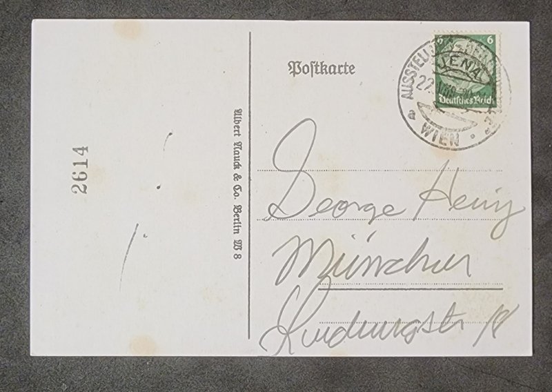 Nazi Germany Third Reich NSDAP Propaganda Postcard Tag Der Arbeit WW2 ...