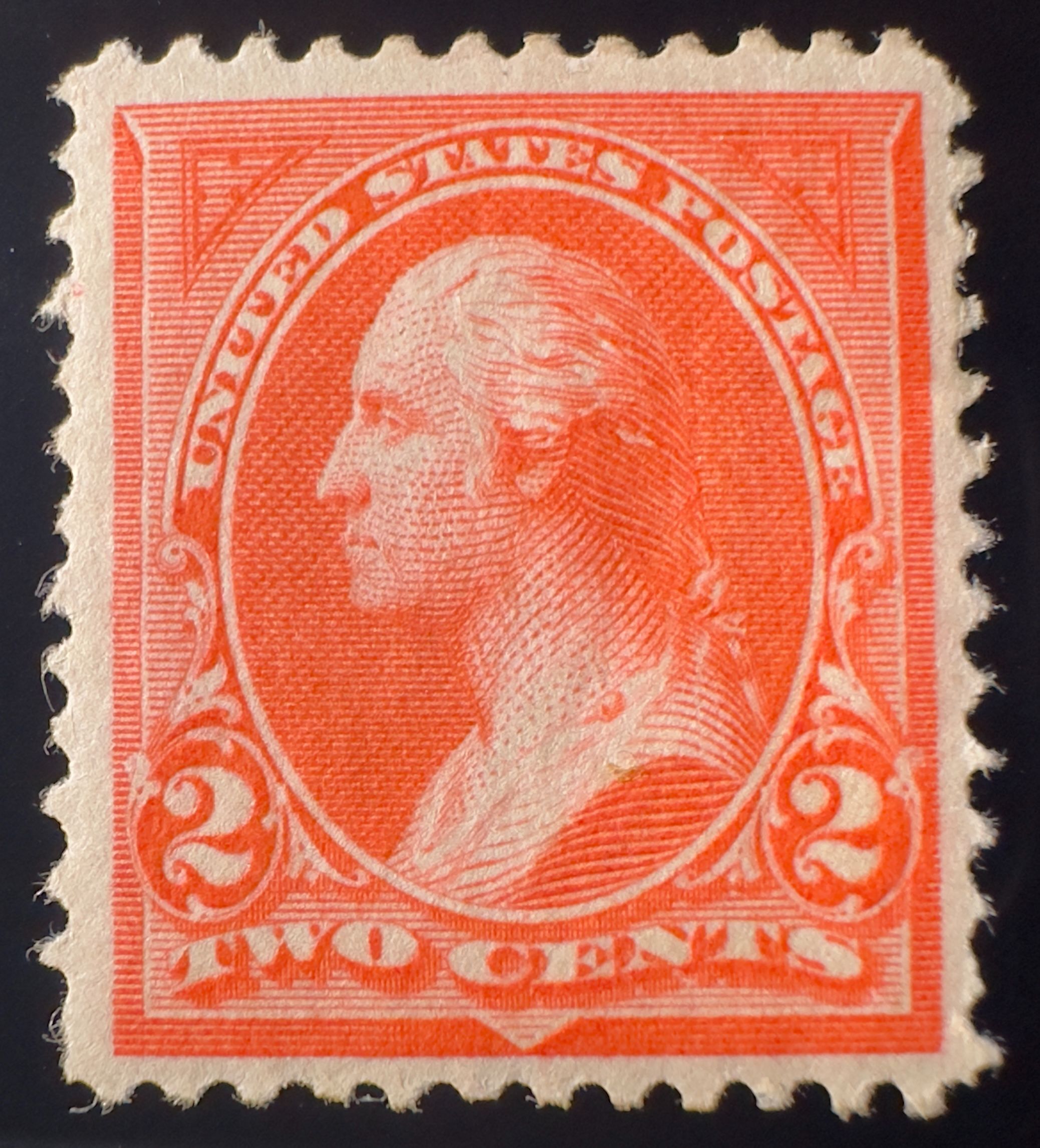 US Scott #250b Scarlet M OG LH VF 1894 Type 1 UNWMKD | United States ...