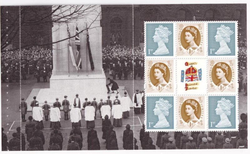 GB Vf-Mnh 4 Booklet Panes/Sheets From Qe11 Diamond Jubilee Prestige ...