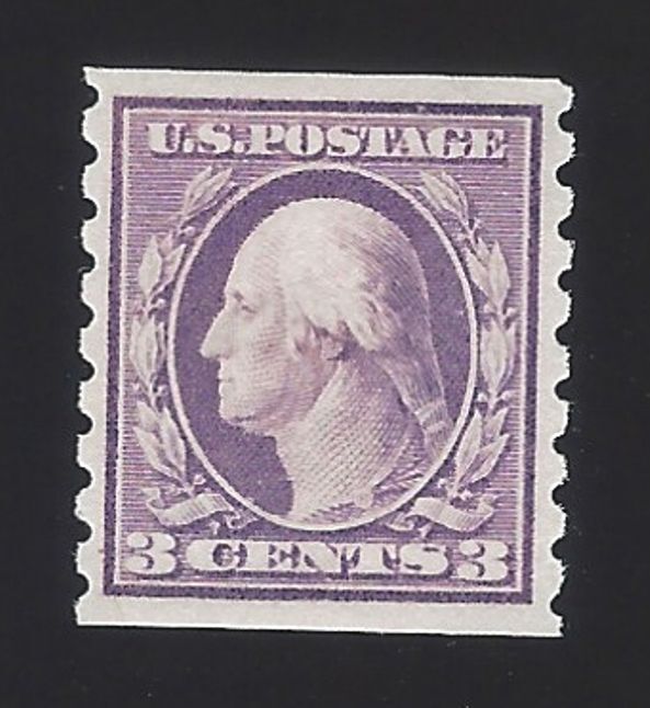 US #394 1910 Deep Violet Wmk 190 Perf 8.5 Vert MNH VF SCV $135 | United ...