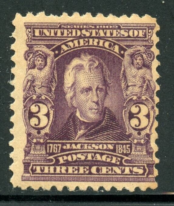 US Scott 302 Jackson mint OG Never Hinged $130.00 | United States ...