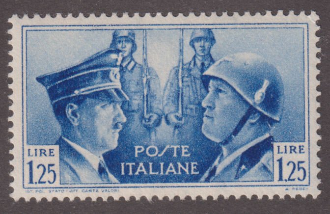 Italy 418 Adolf Hitler and Mussolini 1941 | Europe - Italy, General ...