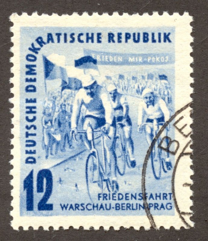DDR Scott 98 UH(CTO) - 1952 Bicycle Peace Race - SCV $1.25 | Europe ...