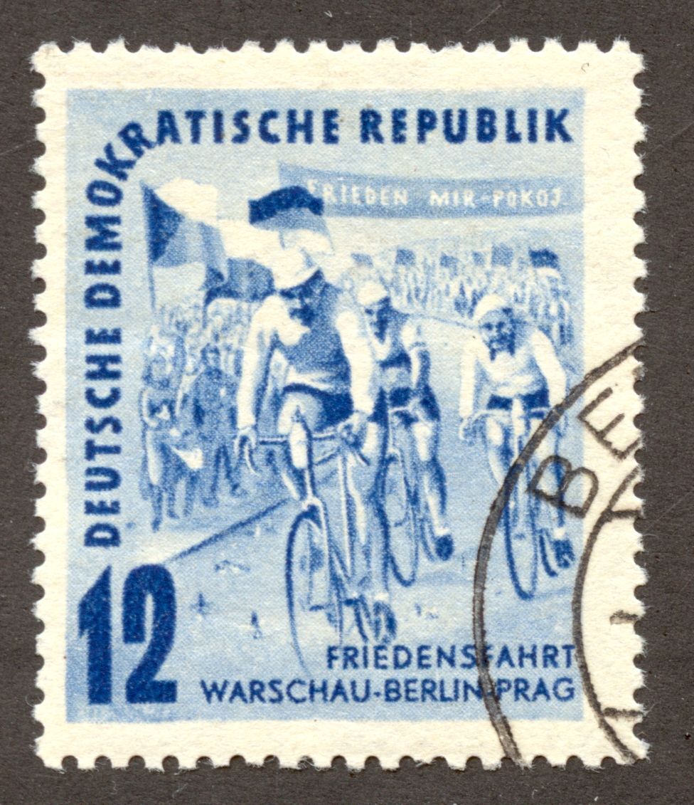 DDR Scott 98 UH(CTO) - 1952 Bicycle Peace Race - SCV $1.25 | Europe ...