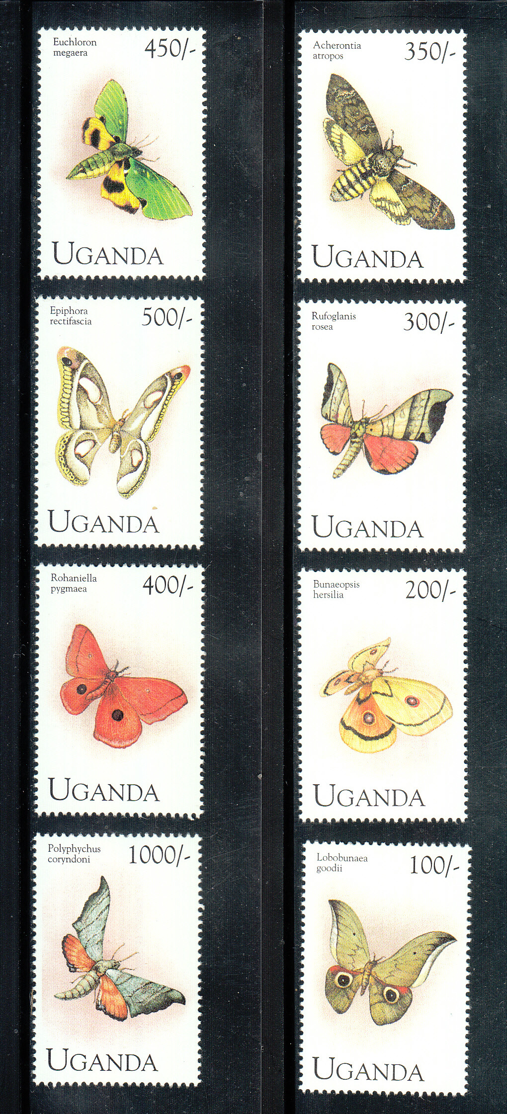 Uganda Scott #1222-1229 MNH | Africa - Uganda, General Issue Stamp ...