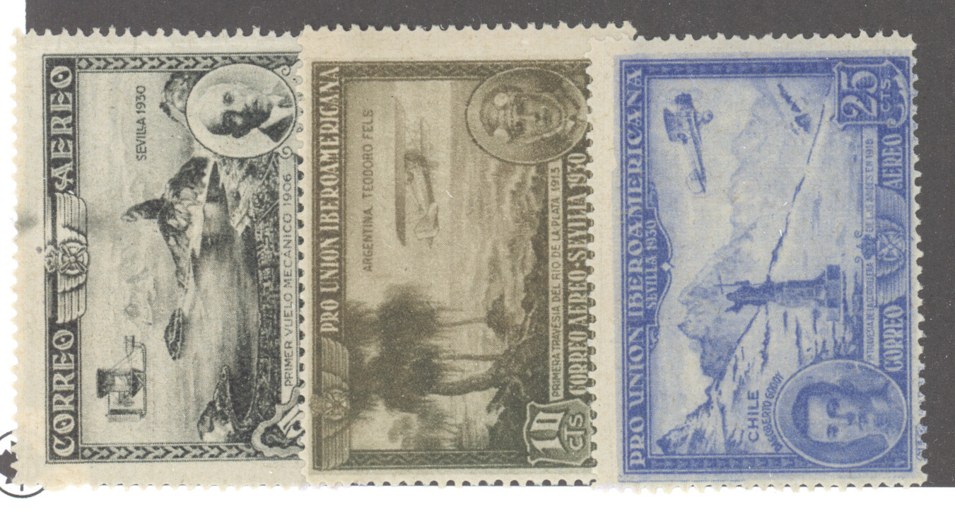 Spain, Scott #C50-52, MH, REPRINTS | Europe - Spain & Colonies, Air ...