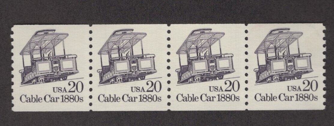 Scott 2263 - Cable Car. Coil Strip Of 4. MNH. OG. #02 2263cs4 | United ...