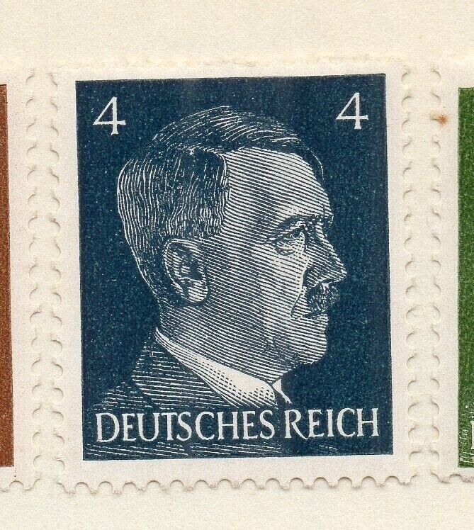 Germany Hitler Issue 1940s Early Issue Fine Mint Hinged 4pf. NW-255605 ...