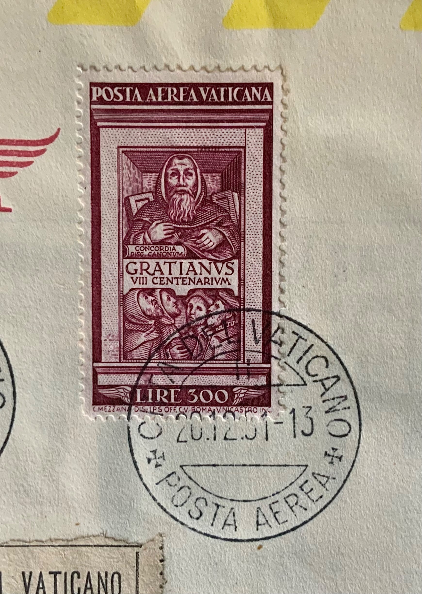 Vatican City 1951 Rare FDC Withsc#C20-21 Super Clean Signed | Europe ...