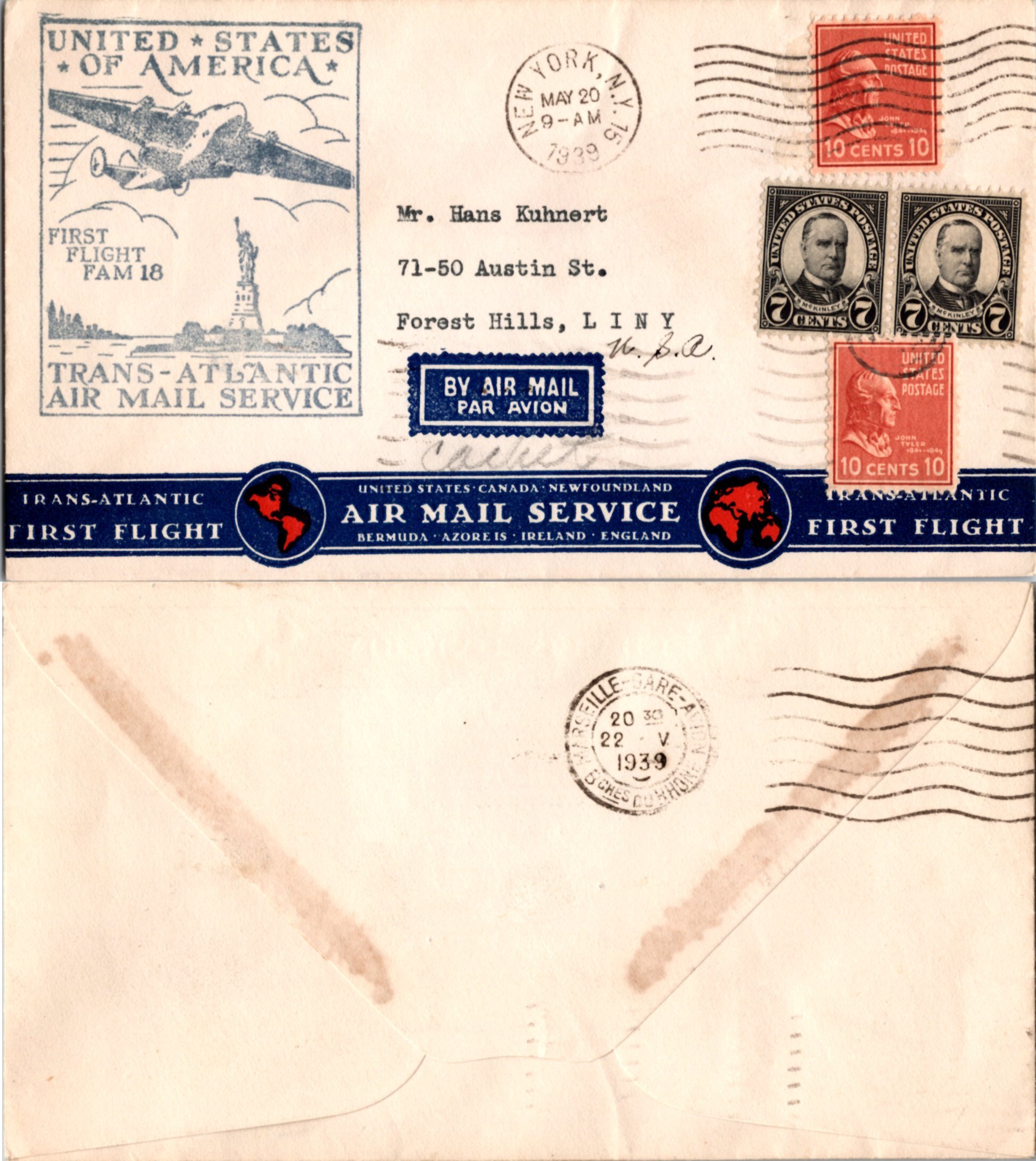 United States, New York, First Flight, France | Europe - France ...