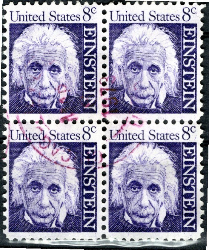 USA; 1966: Sc. # 1285: Used Block of Four Single Stamps | United States ...