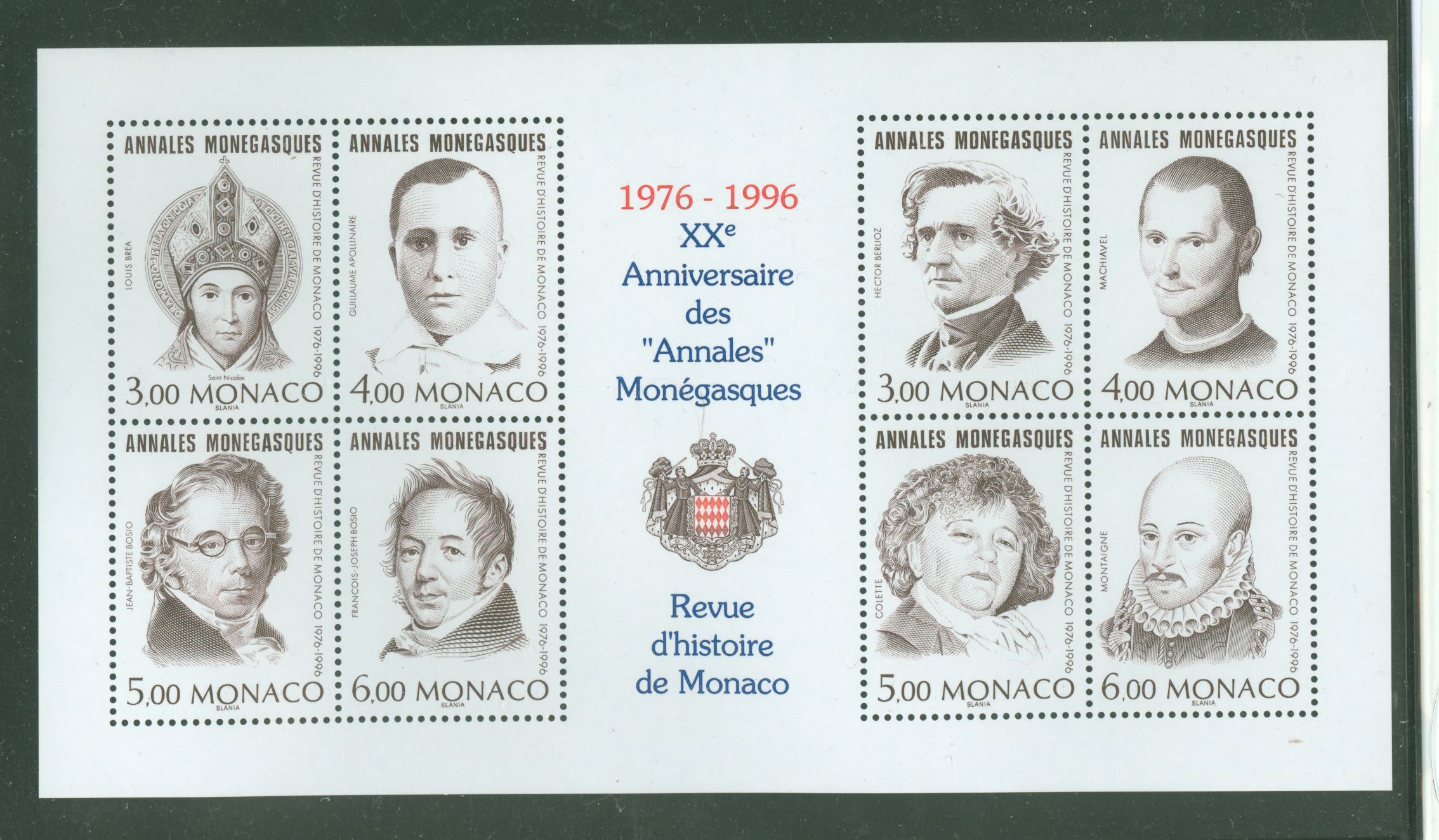 Monaco #1999 Souvenir Sheet | Europe - Monaco, General Issue Stamp ...