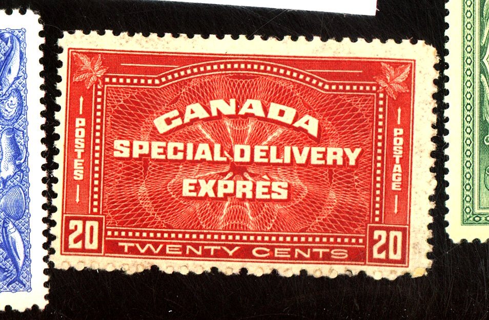 Canada #E4 Mint FVF OG LH Minor GUM Dist Cat $65 | Canada, Special ...